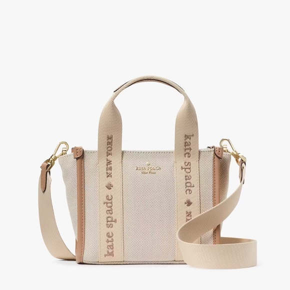 kate spade | Bags | Kate Spade New York Kip Canvas Mini Tote Crossbody ...